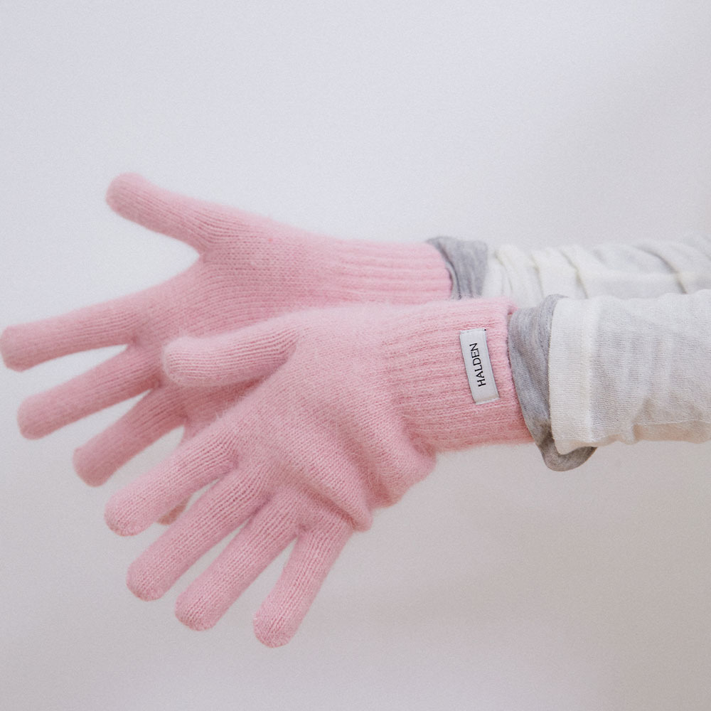 [25%쿠폰]basic angora gloves (G012_pink) - HAGO(하고)