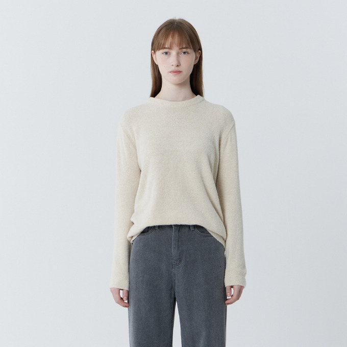Soft Round Knit (Oatmeal) - HAGO(하고)