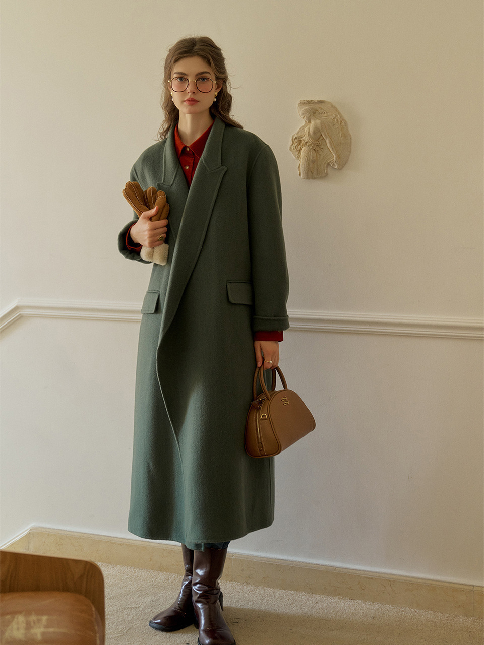 SR_Classic wool long coat - 하고(HAGO)