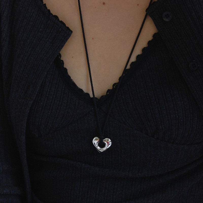 Heart hall string necklace - HAGO(하고)