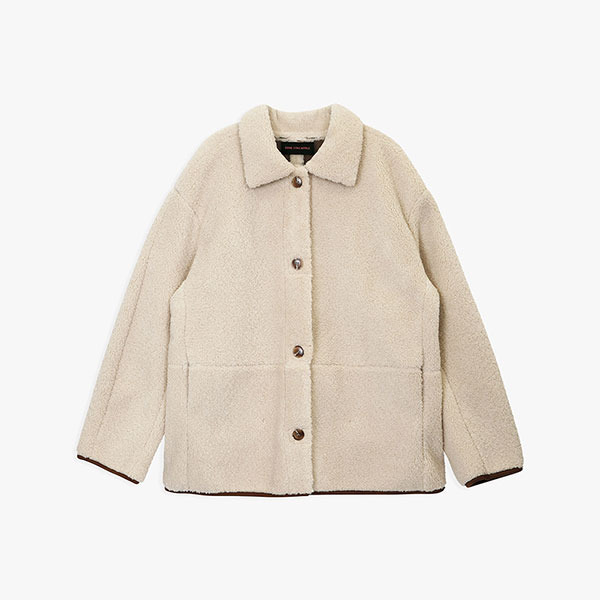 COZY BEAR DUMBLE JACKET_IVORY - 하고(HAGO)