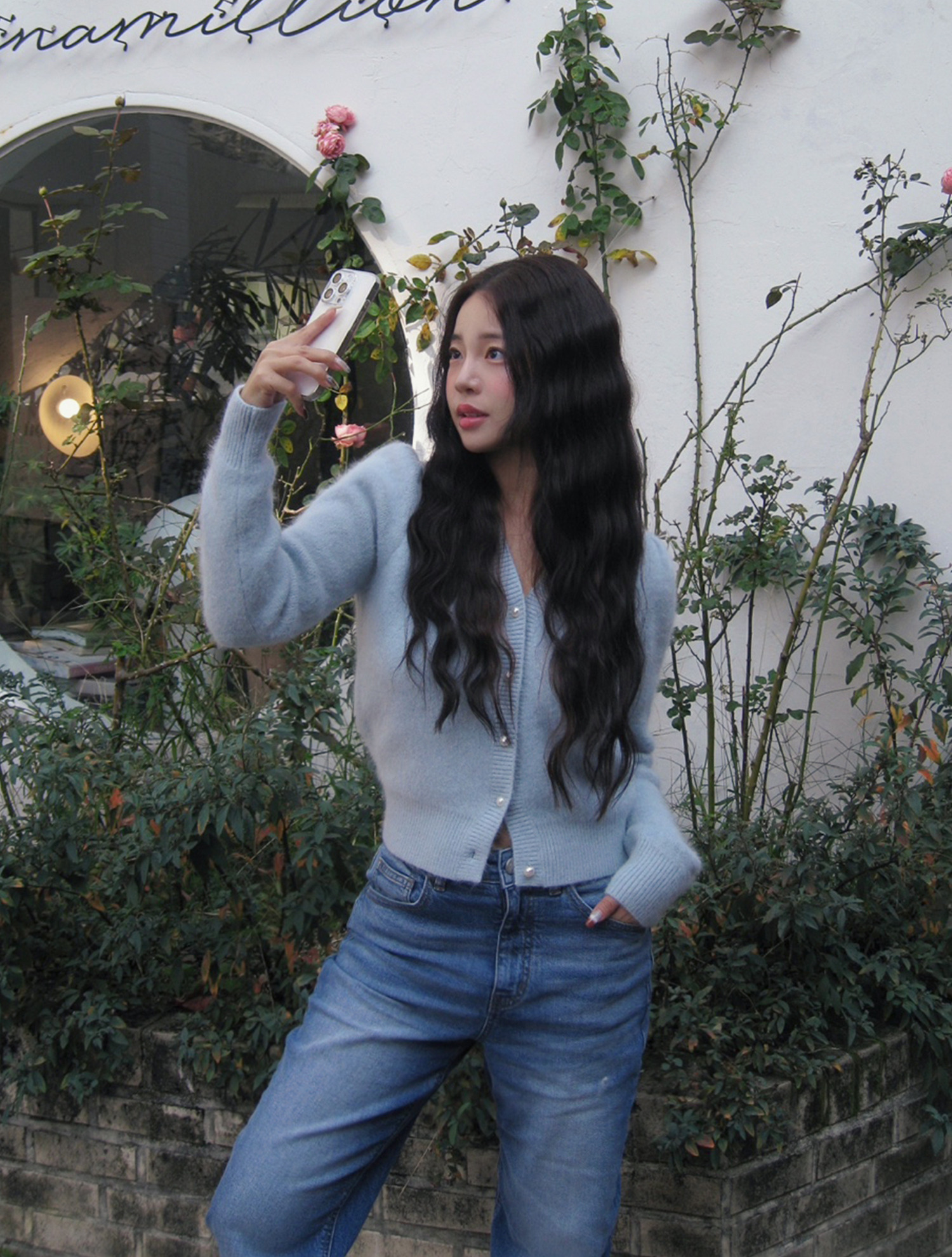 [TWEE] [지안`pick] 스위티 앙고라 니트 가디건 - 하고(HAGO)