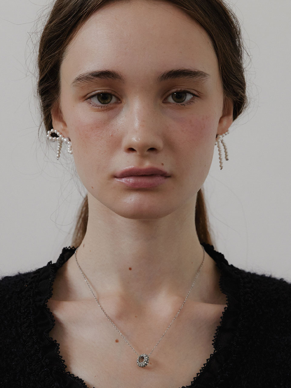 Cubic Ring Necklace (L244MNK020) - 하고(HAGO)