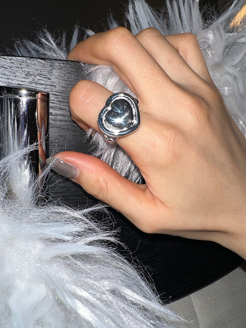 [925silver] Princess heart ring - HAGO(하고)