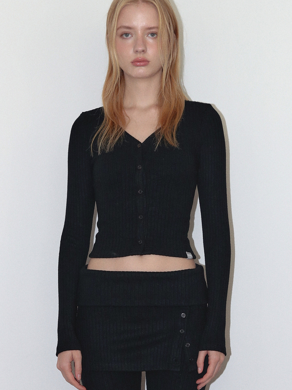 AS BASIC CARDIGAN FW [BLACK] - HAGO(하고)