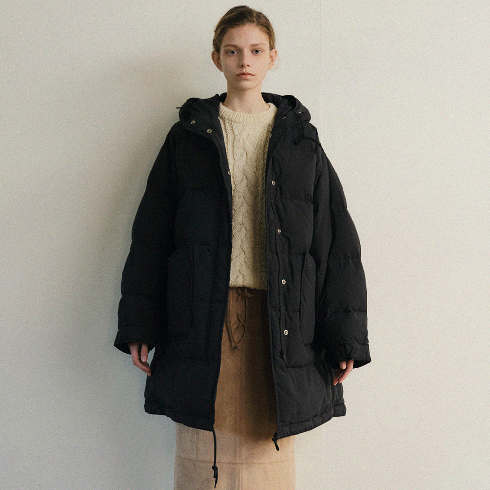 York Padding Jumper (Black) - HAGO(하고)