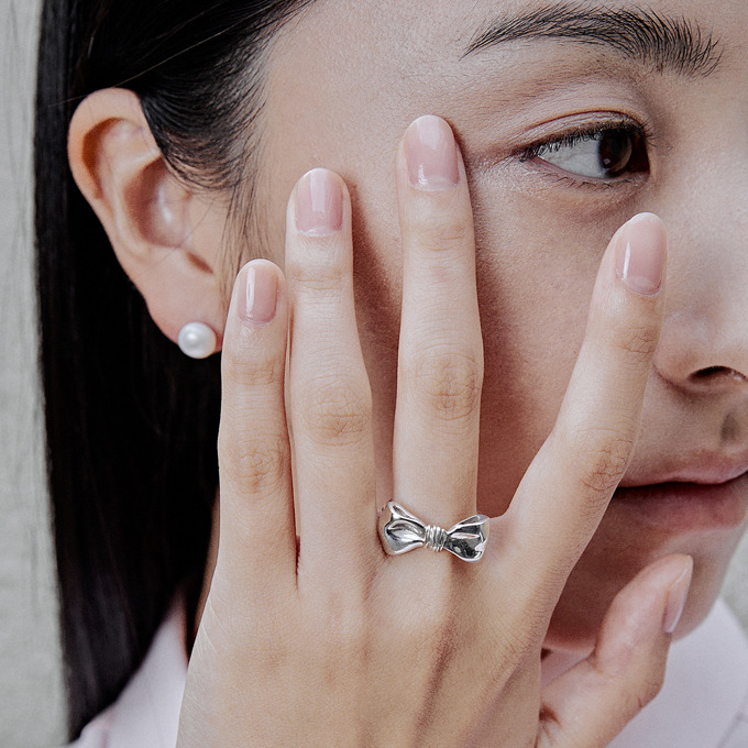 RIBBON RING (silver925) - 하고(HAGO)