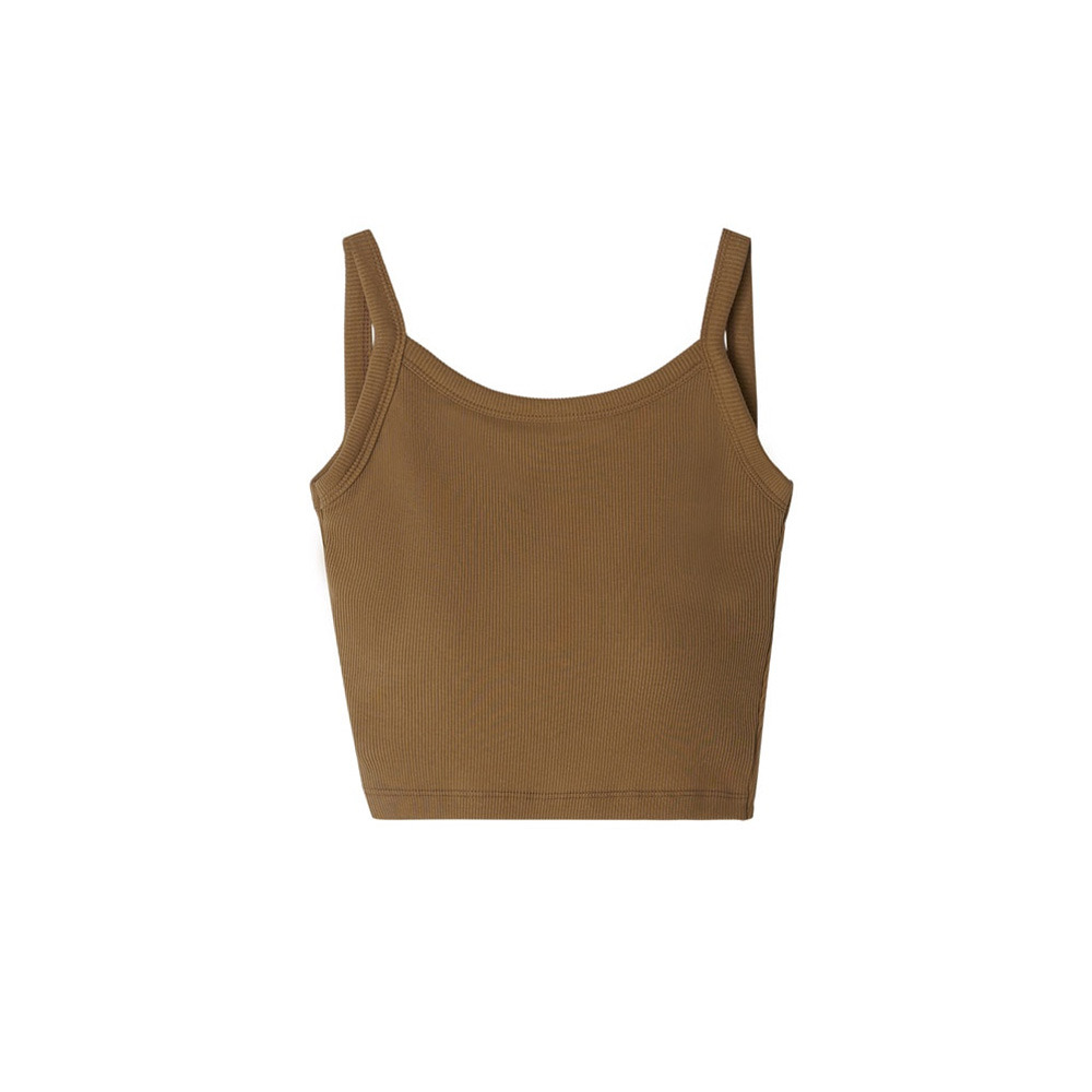 Rosso Twisted Bra Top _ Brown - HAGO(하고)