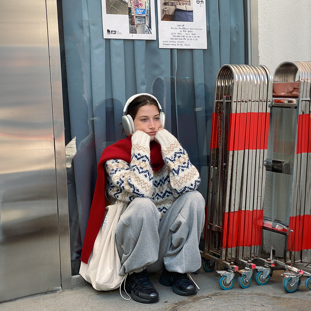 2nd / kevin cardigan - ivory mix - 하고(HAGO)