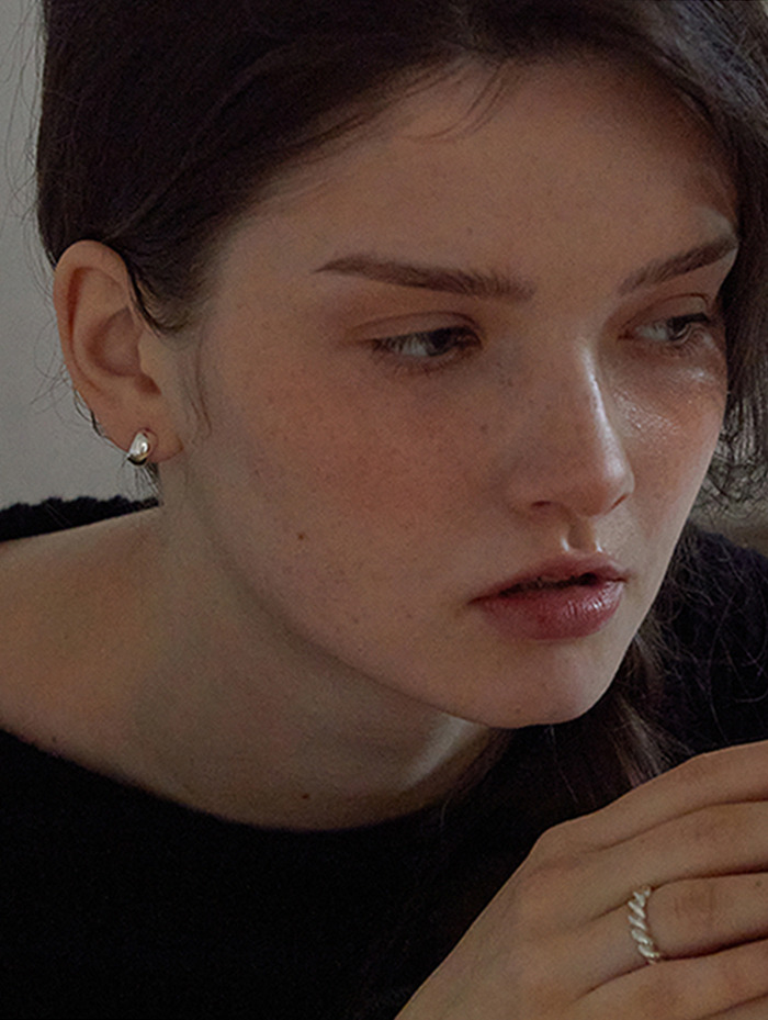 [silver 925] Essential Hoop Earring - HAGO(하고)