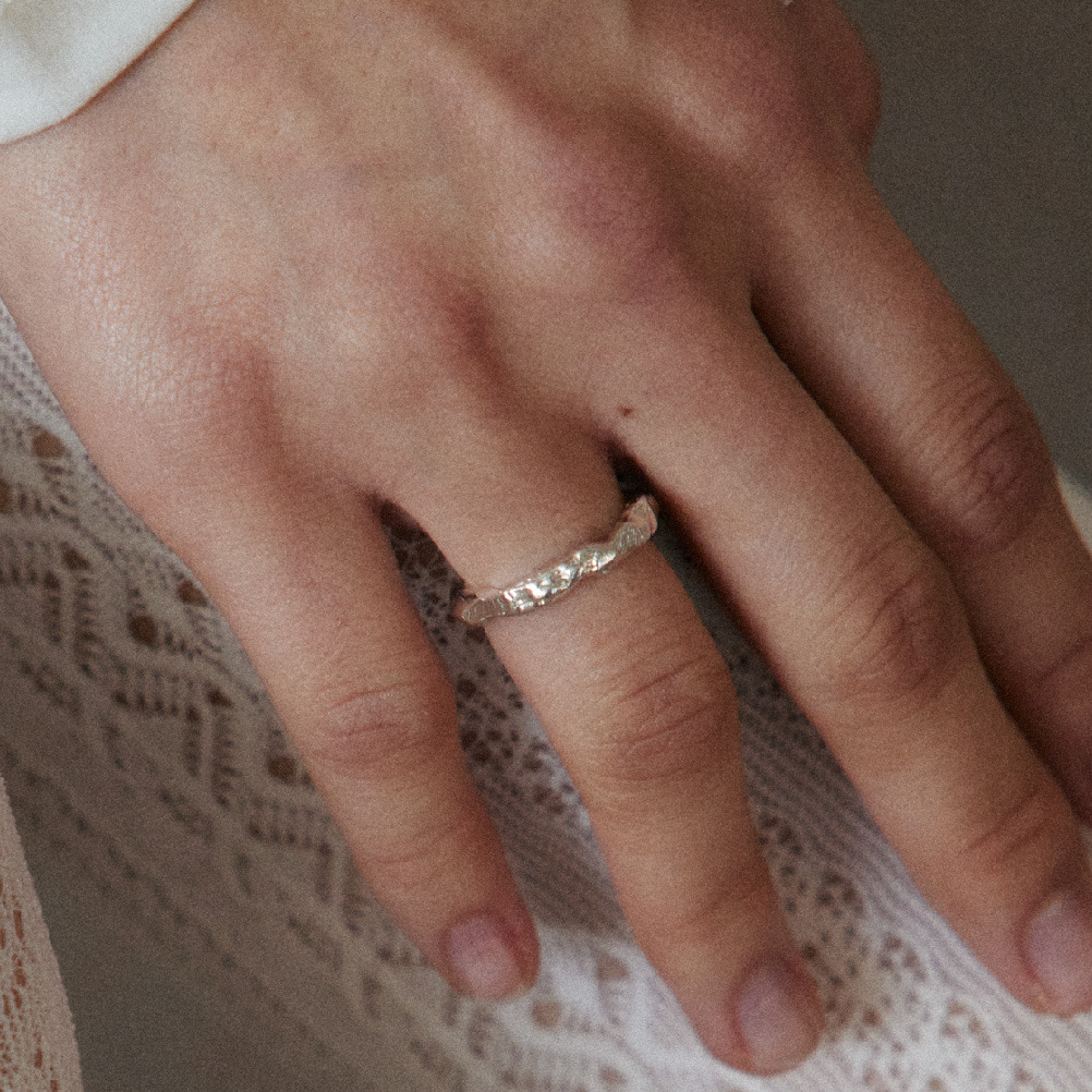 Texture Ring Silver - HAGO(하고)