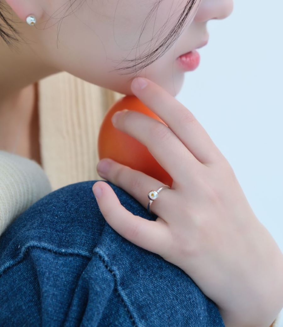 tomato ring (탄생석) - 하고(HAGO)
