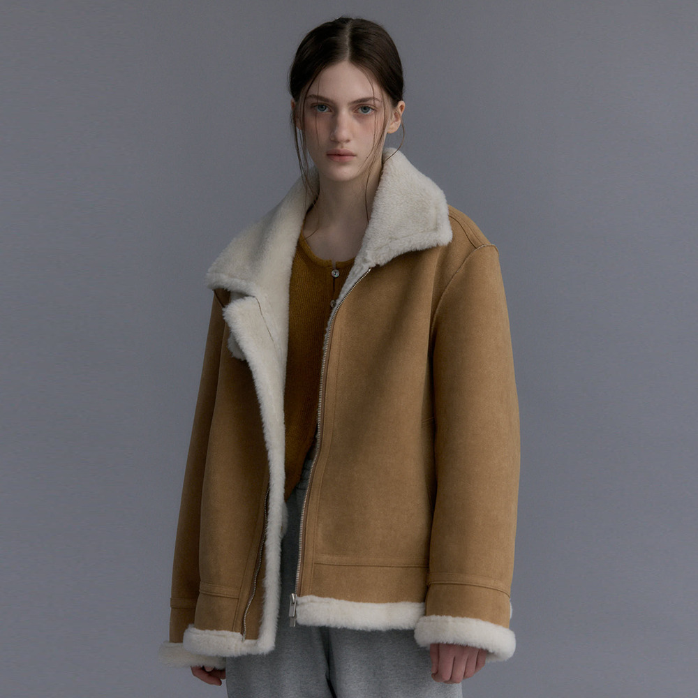 Boxy Warm Mustang (Camel Beige) - 하고(HAGO)