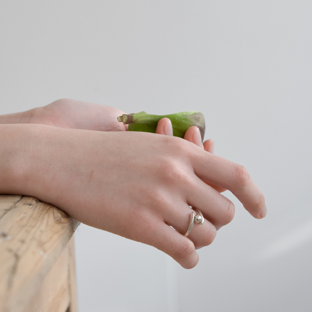 Mini bell ring (silver) - HAGO(하고)