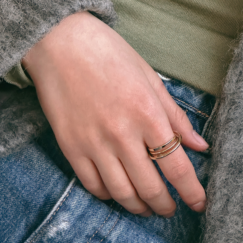 BR0036 GOLD RING - HAGO(하고)