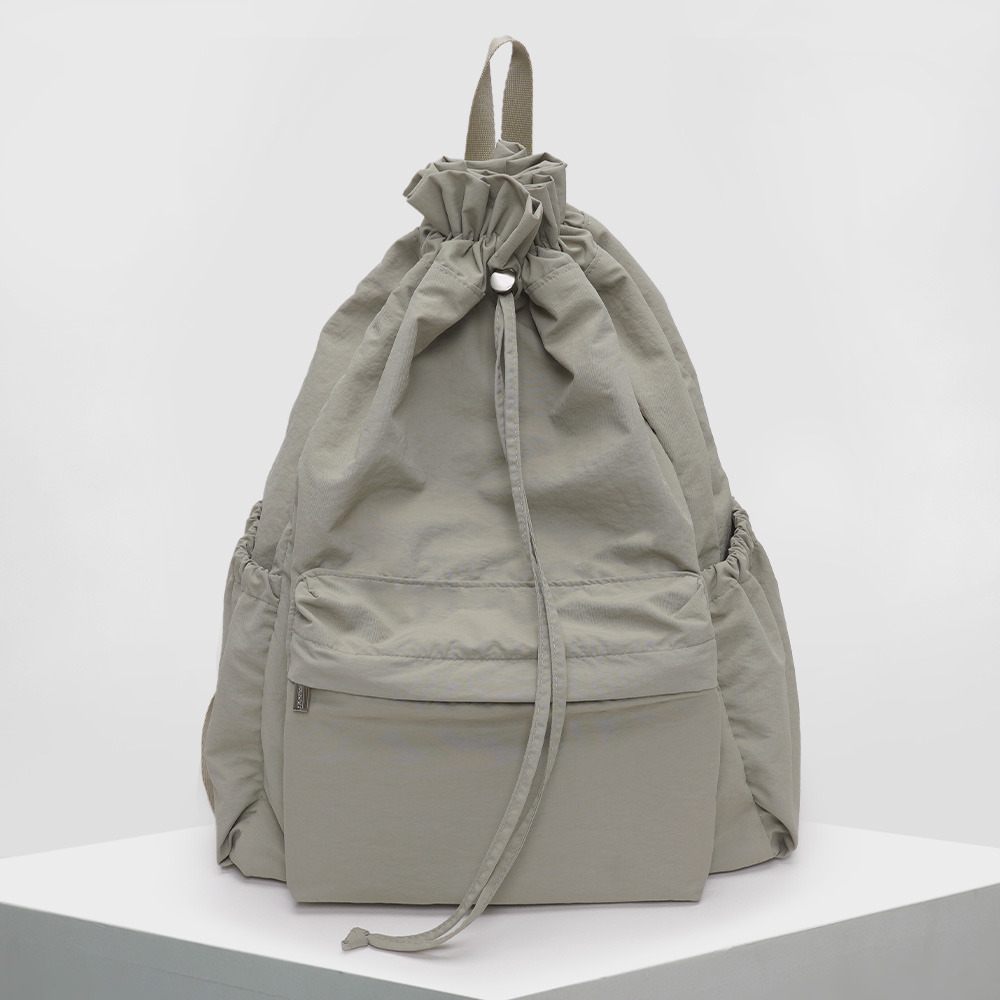 TRM Recycle Drawstring Backpack T33W GREY - HAGO(하고)
