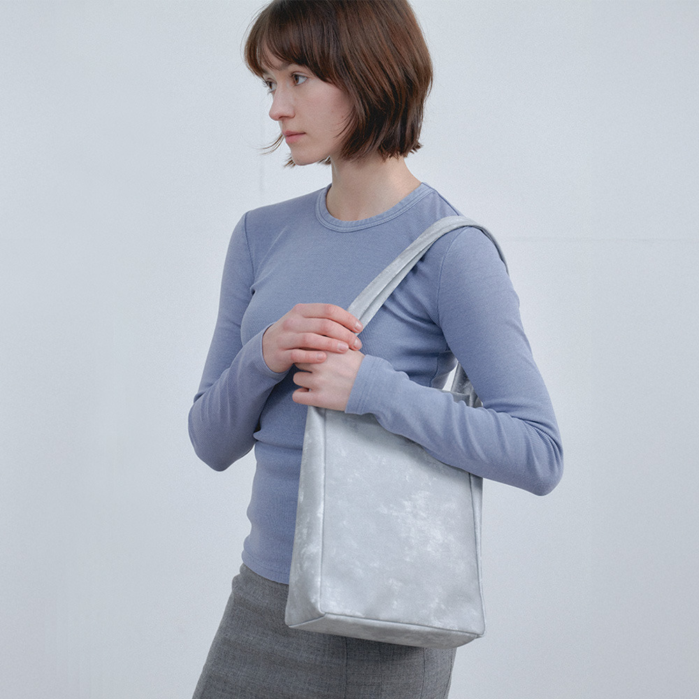 Research S Bag_Silver - 하고(HAGO)