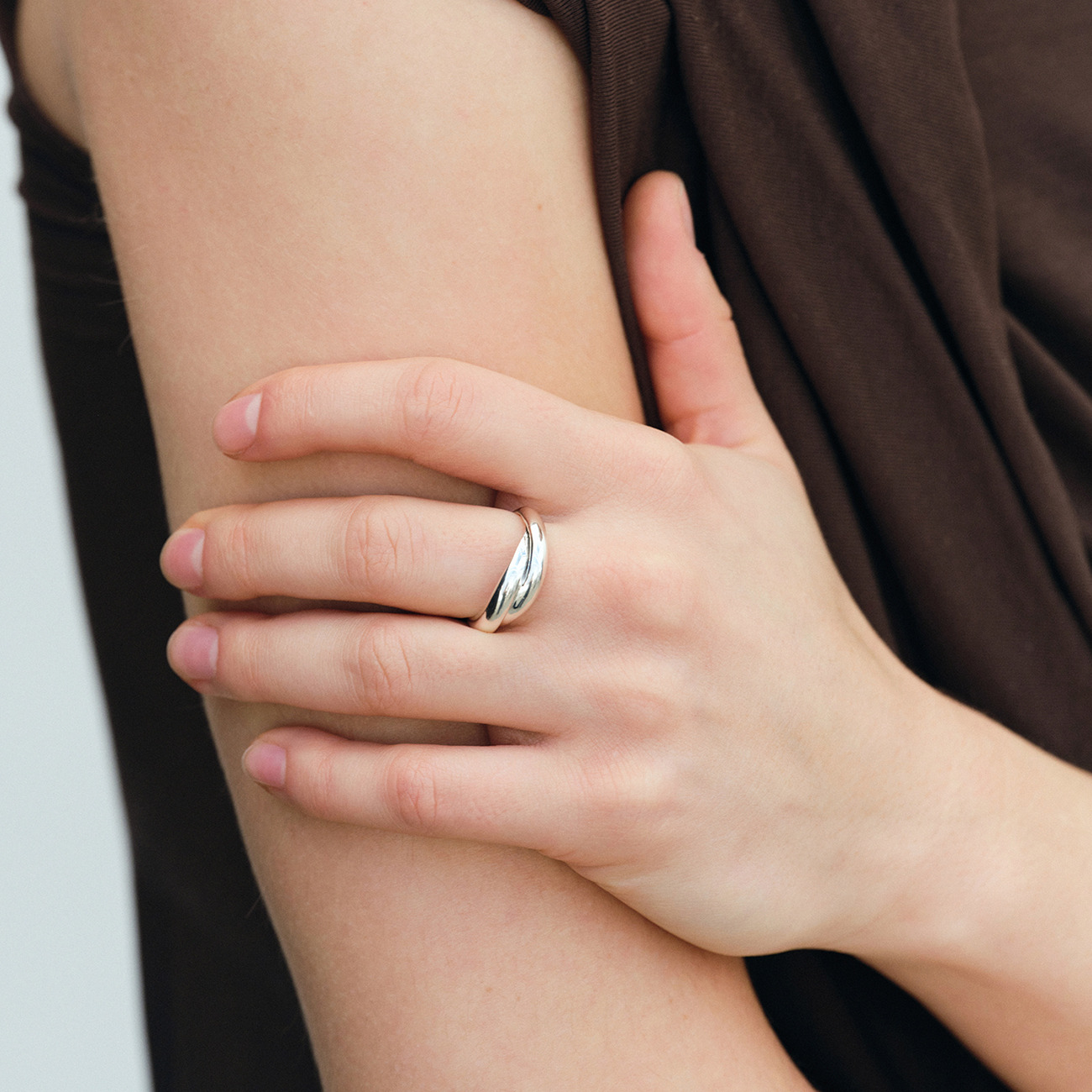 Duo Ring (silver925) - HAGO(하고)