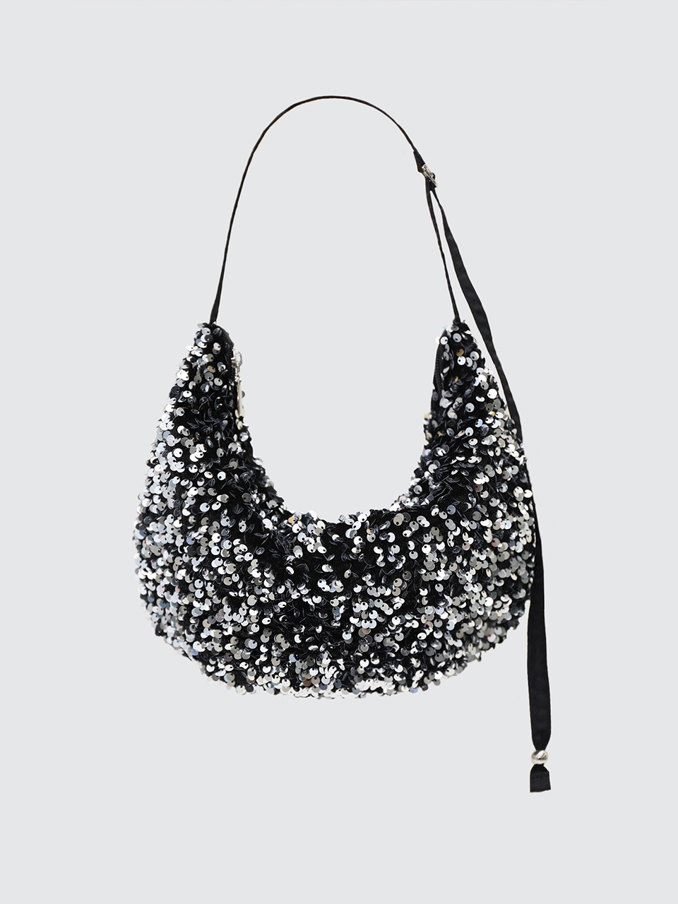 Shimmering Moon Bag_Silver Black - 하고(HAGO)