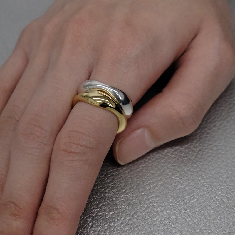 BOLD WAVE RING(SET) - HAGO(하고)