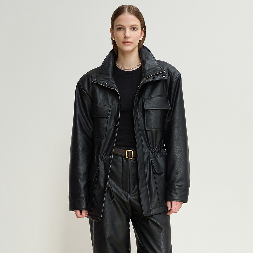 PIN LEATHER WORK JACKET - HAGO(하고)