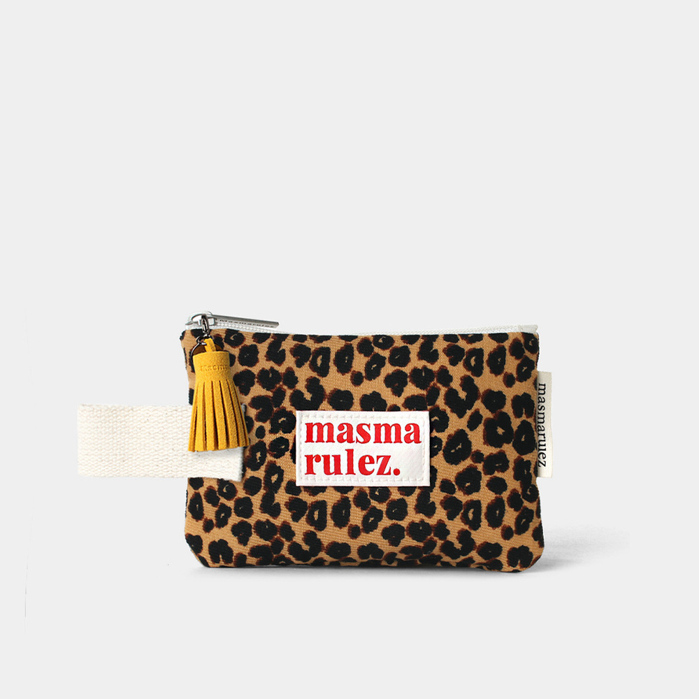 Mini strap pouch_Leopard - 하고(HAGO)