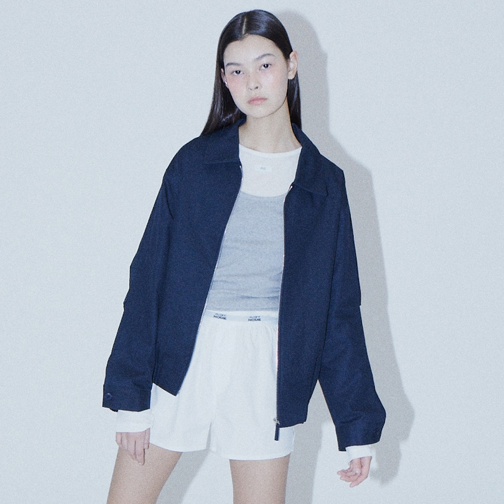 Blouson Jacket Navy - 하고(HAGO)