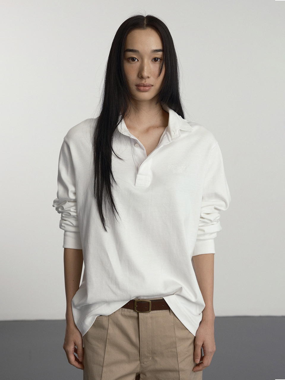 RUGBY T-SHIRTS_WHITE - 하고(HAGO)