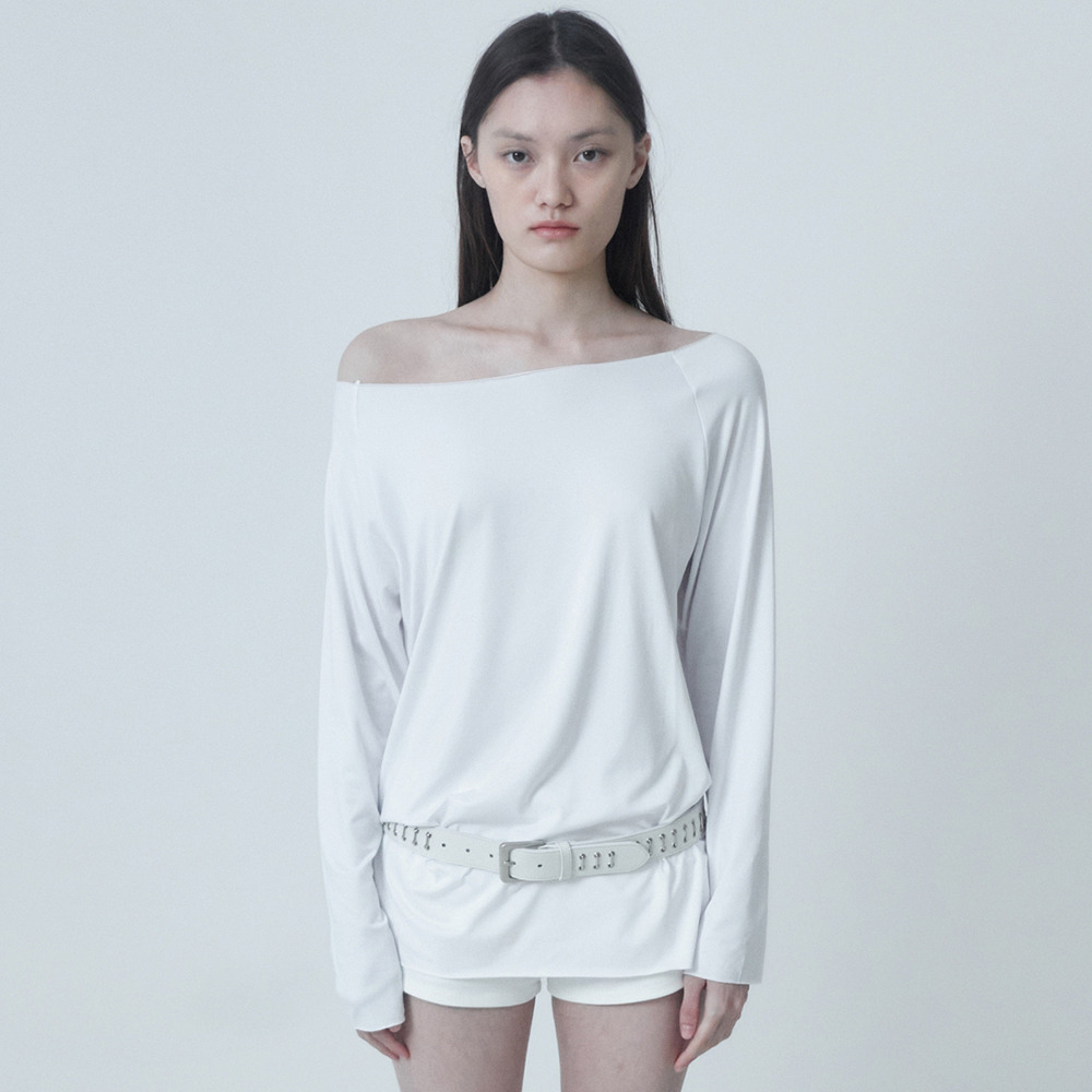 BASIC ROUND TOP / WHITE - 하고(HAGO)