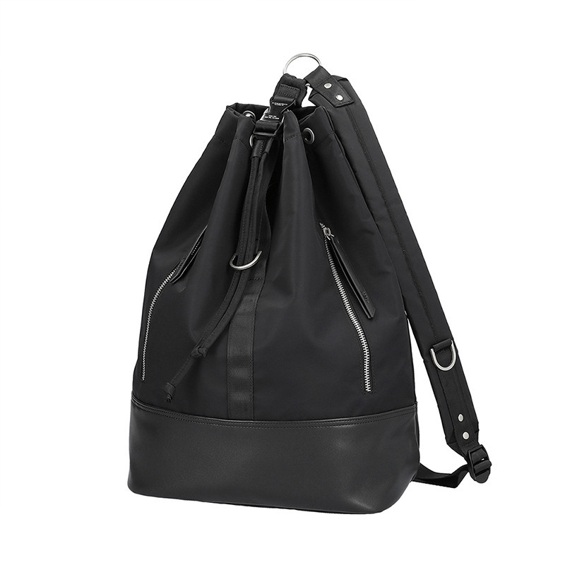 minimal bucket sling bag / black - 하고(HAGO)