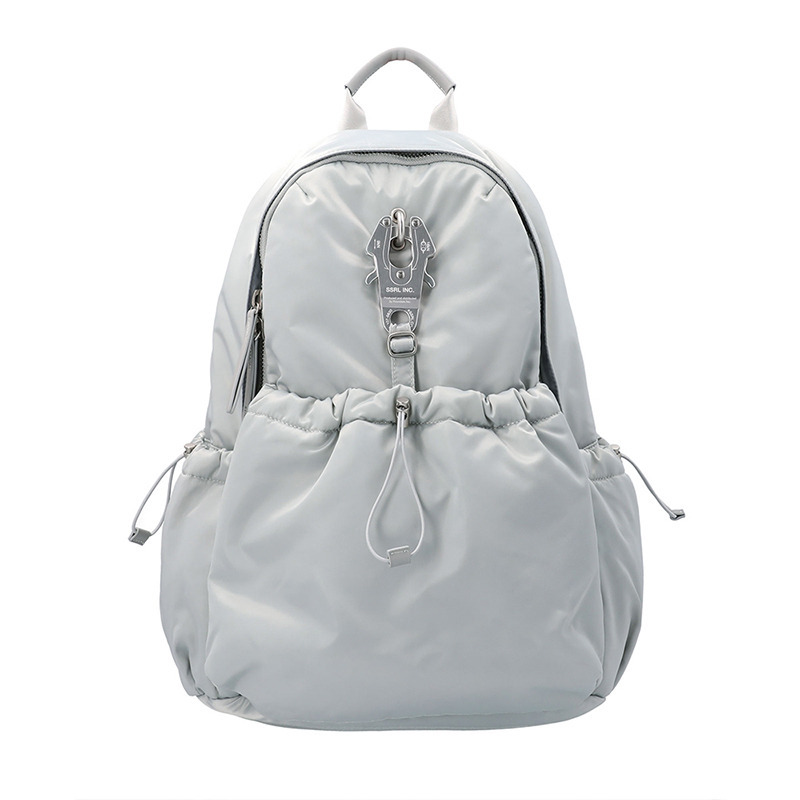 raven essential backpack / silver - HAGO(하고)