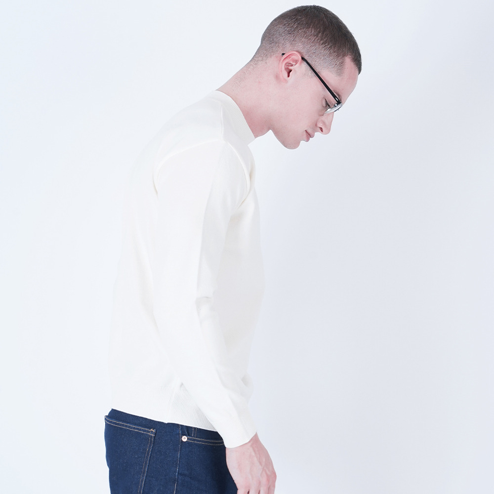 Heavy Basic Half-Neck (Ivory) - HAGO(하고)