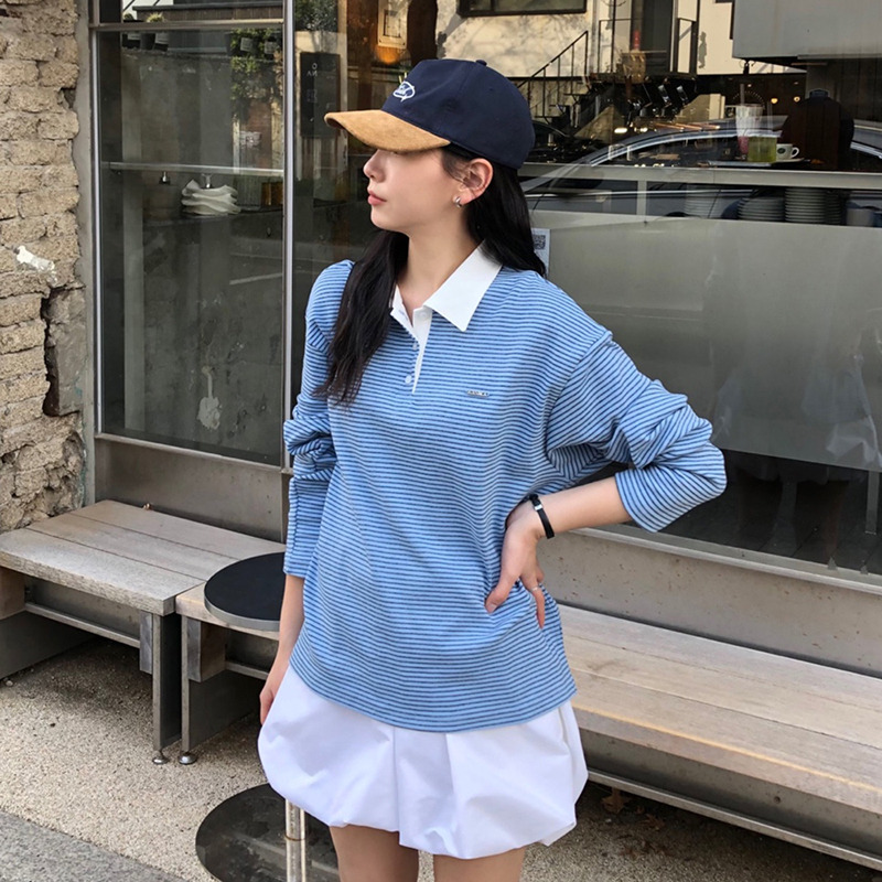 [25%쿠폰]스트라이프 럭비 티셔츠_3color - HAGO(하고)