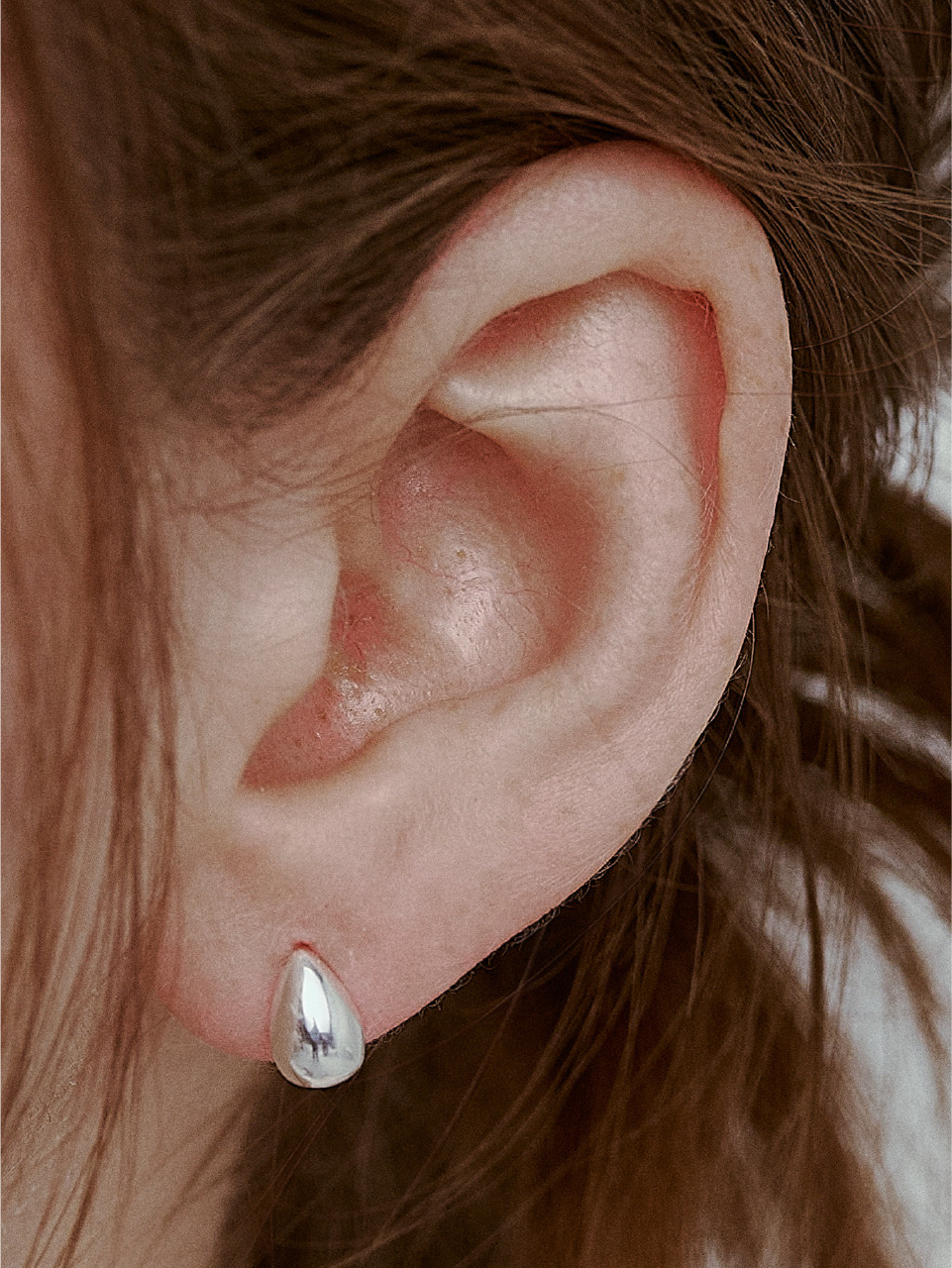 (silver 925) 포터리 드롭 귀걸이 - HAGO(하고)