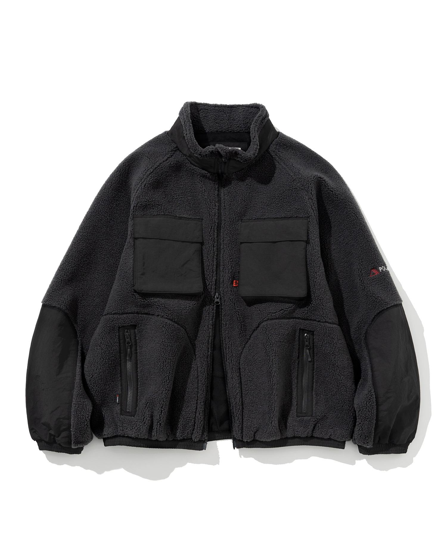 AE polartec fleece jacket charcoal - 하고(HAGO)