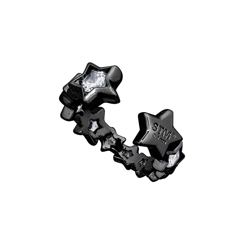 NO.559 [BLACK] STAR CUBIC RING - HAGO(하고)