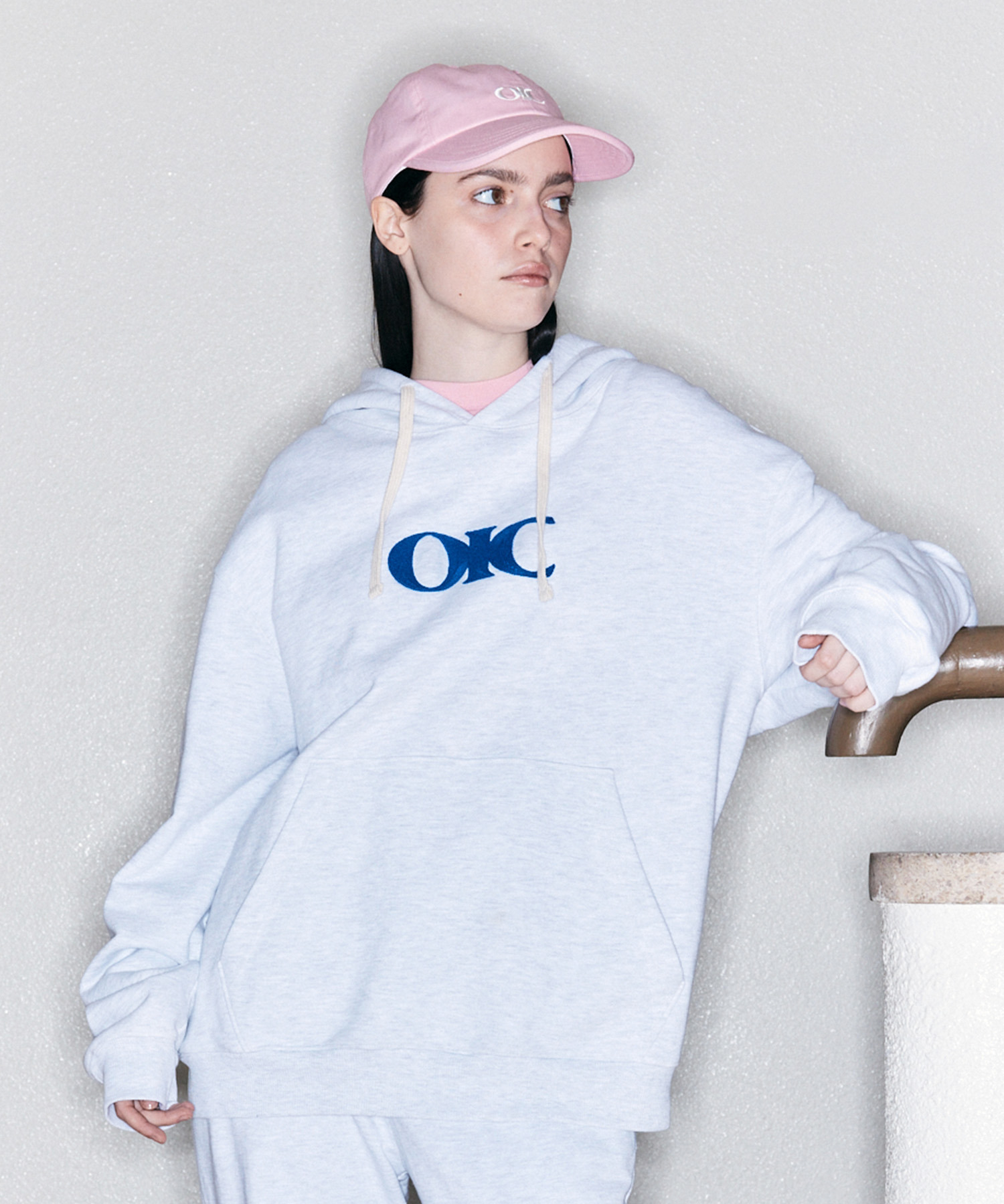 로고 자수 후드 (3color) - 하고(HAGO)