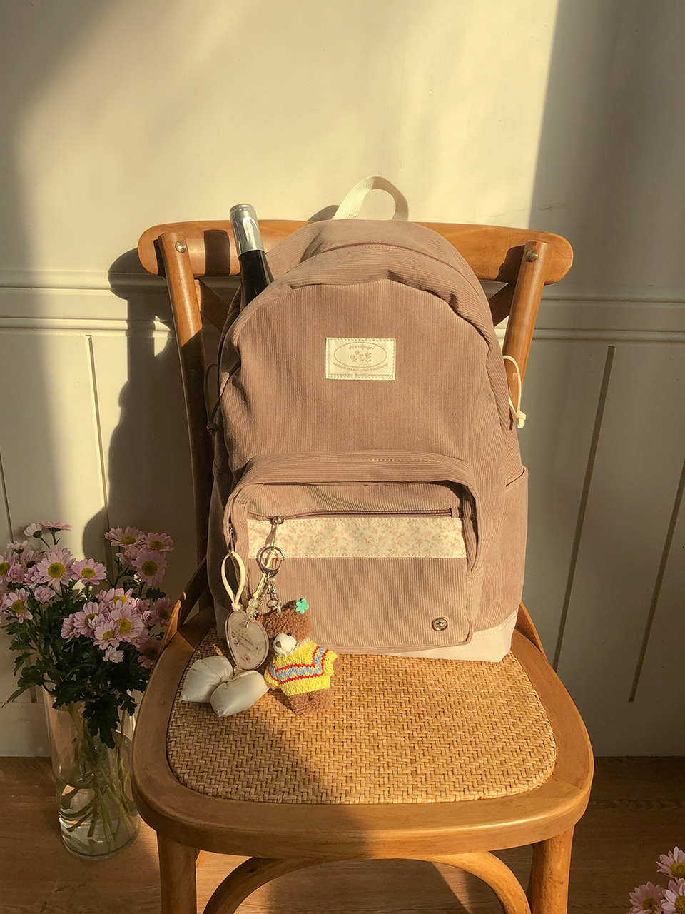 Bon voyage backpack_mocha brown - HAGO(하고)