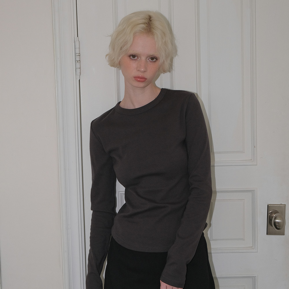 C 90S LINE BASIC LONG SLEEVE T-SHIRT_4COLORS - HAGO(하고)