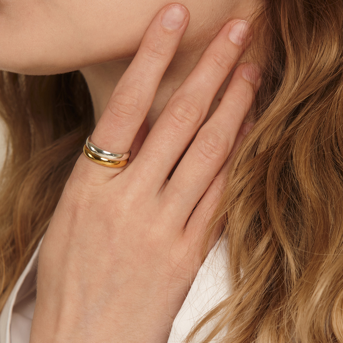 [ACC특가][925silver]Basic line ring - HAGO(하고)