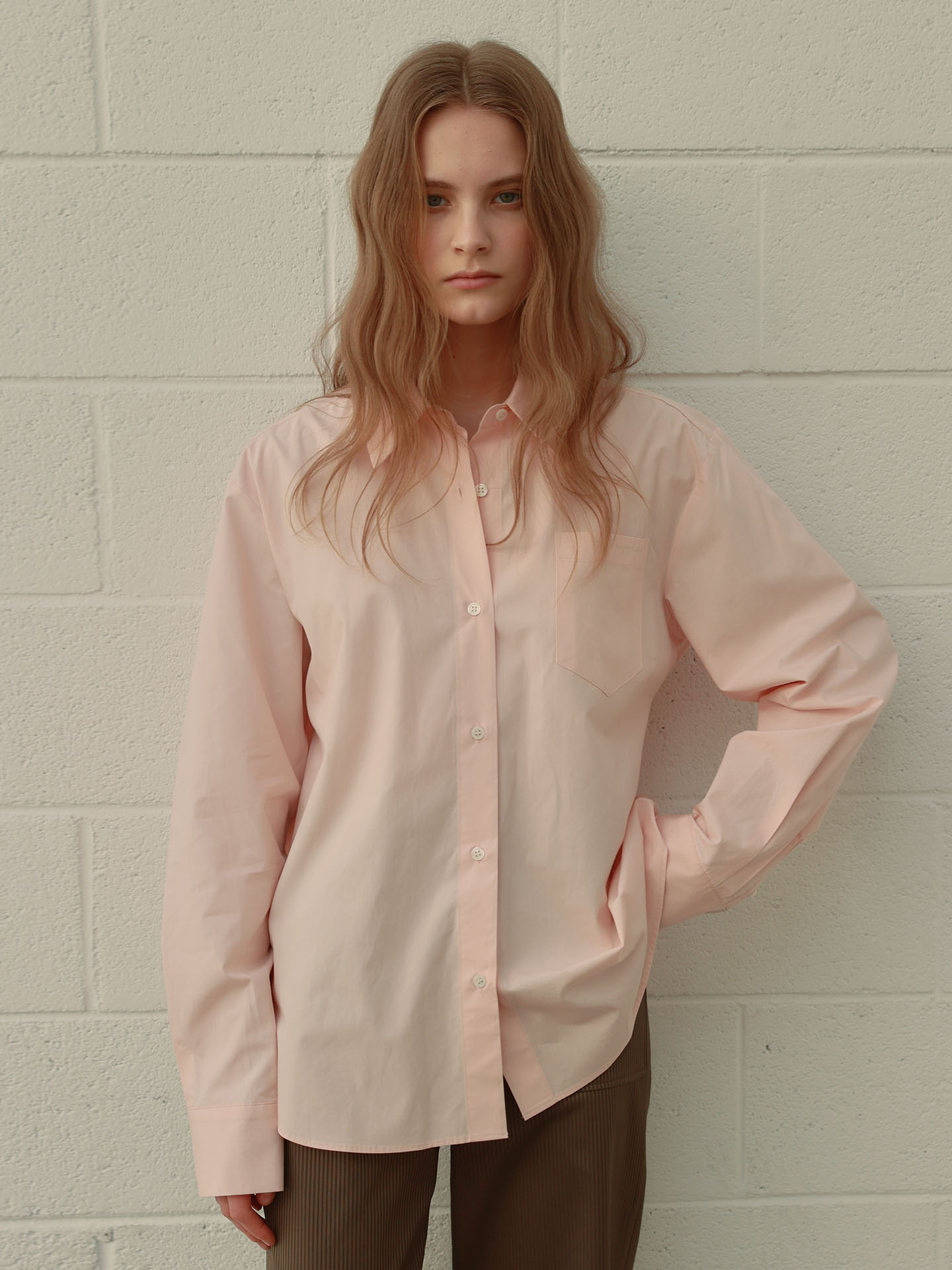 Basic shirts [ Pink ] - HAGO(하고)