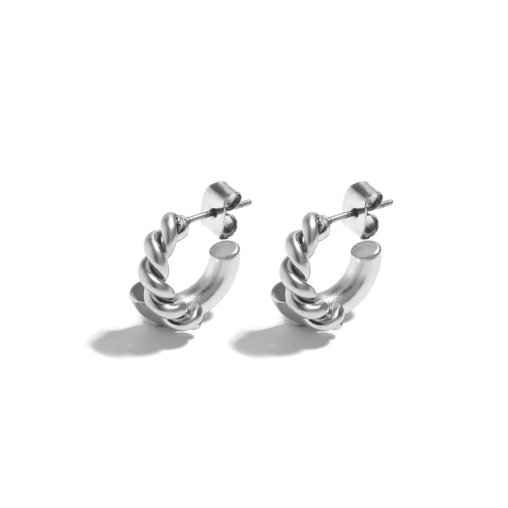 BE0070 SILVER EARRING - HAGO(하고)