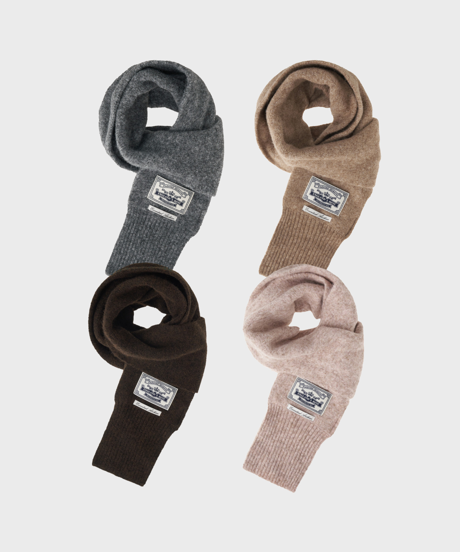 [선물포장] Mellow Petite Knit Muffler - 4Color - HAGO(하고)