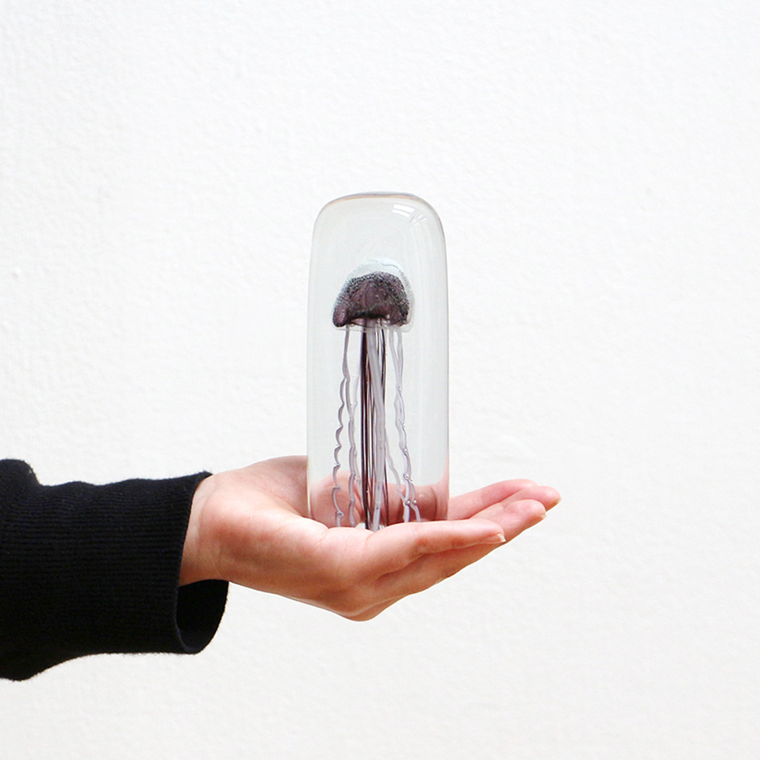 Detail Jellyfish Twisted Leg "Tall / Purple" - 하고(HAGO)