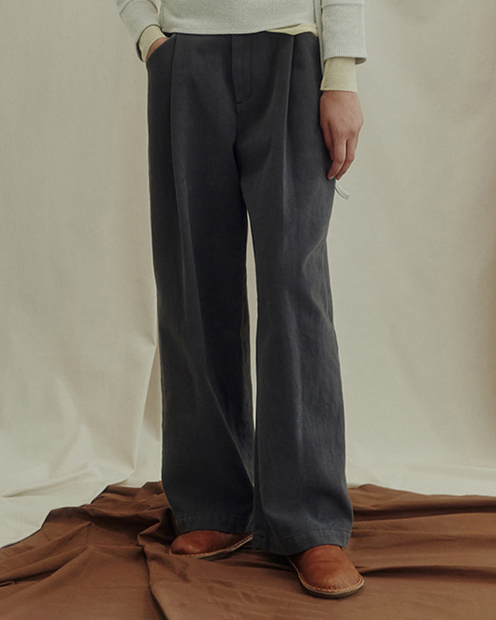 (3colors) BRUSHED COTTON PANTS - HAGO(하고)