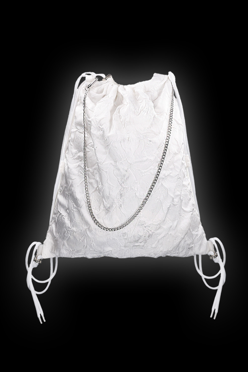 3WAY STRING BACK PACK (WHITE) - 하고(HAGO)