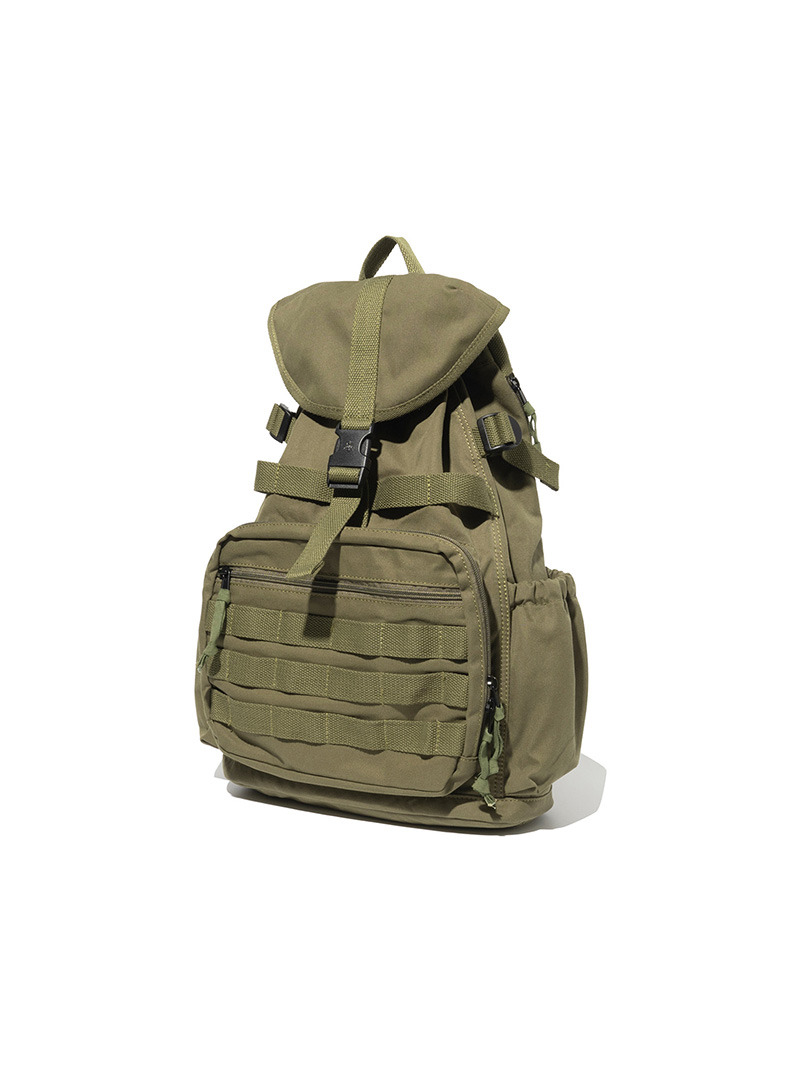 multi pocket rucksack olive - 하고(HAGO)