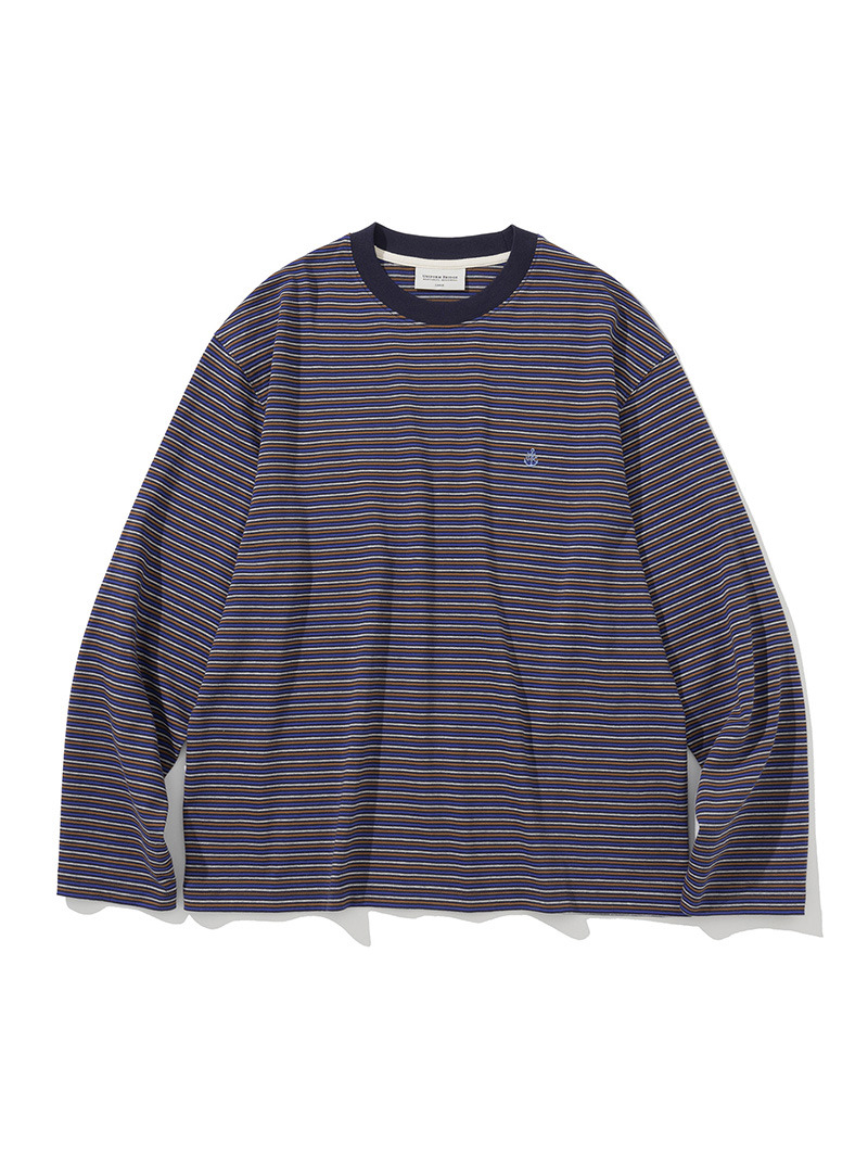 UBC stripe l/s tee navy - 하고(HAGO)