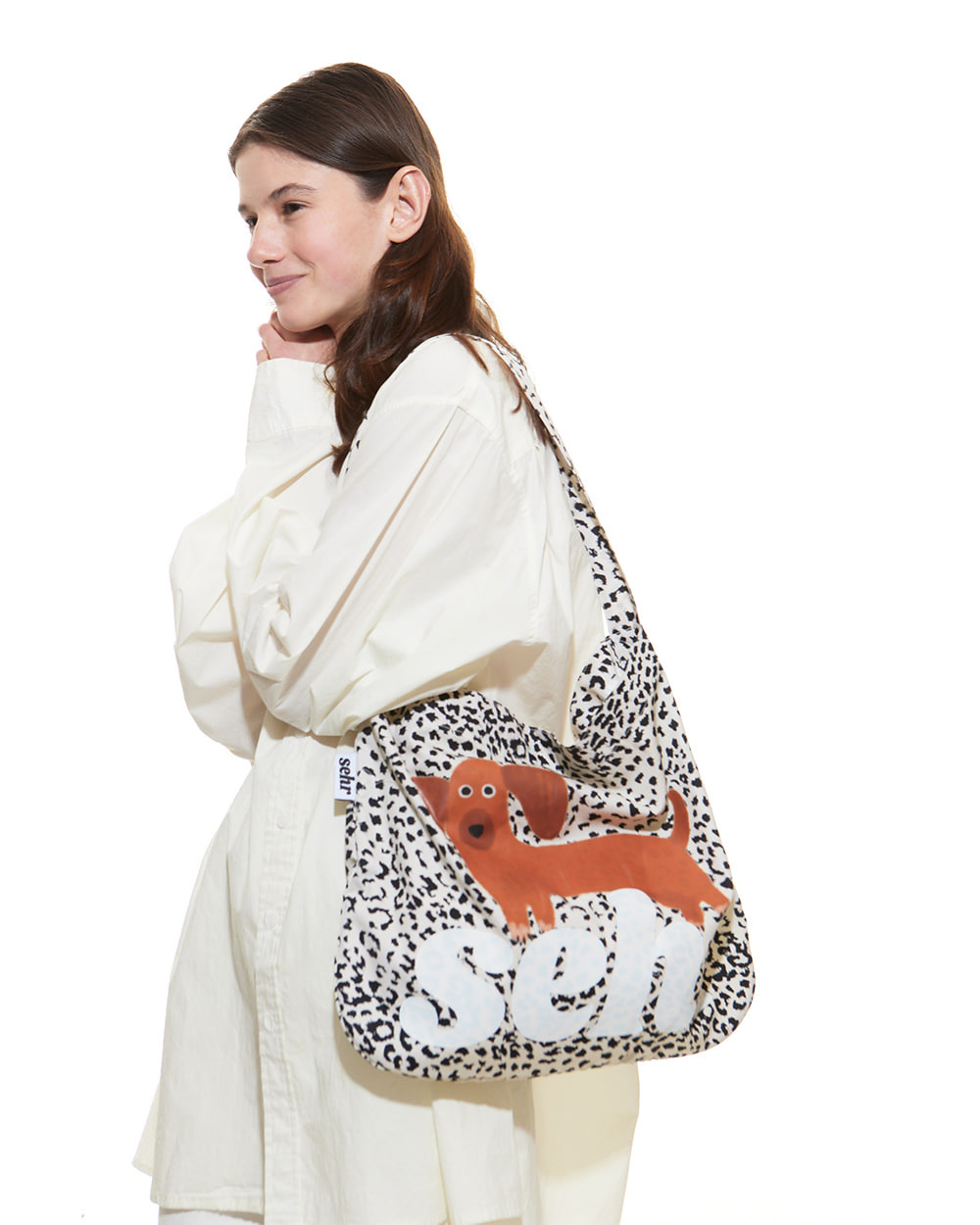 My Puppy Leopard Easy Bag (Ivory) - HAGO(하고)
