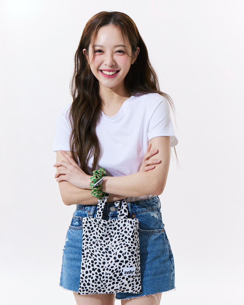 Leopard Marshmallow Mini Bag (White) - 하고(HAGO)